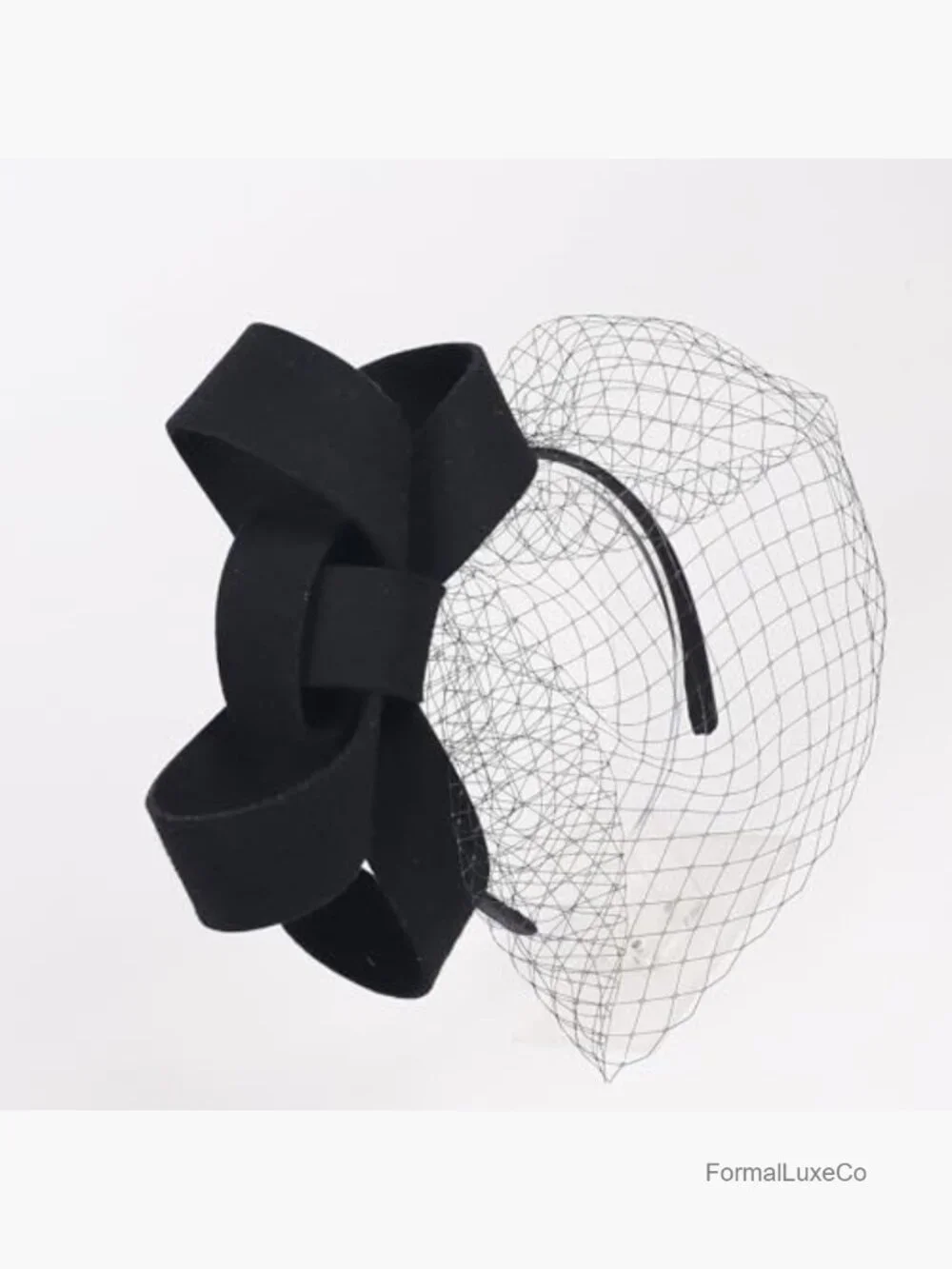 Accessories | Vintage Bowknot Mesh Veil Headband 192s Cocktail ...